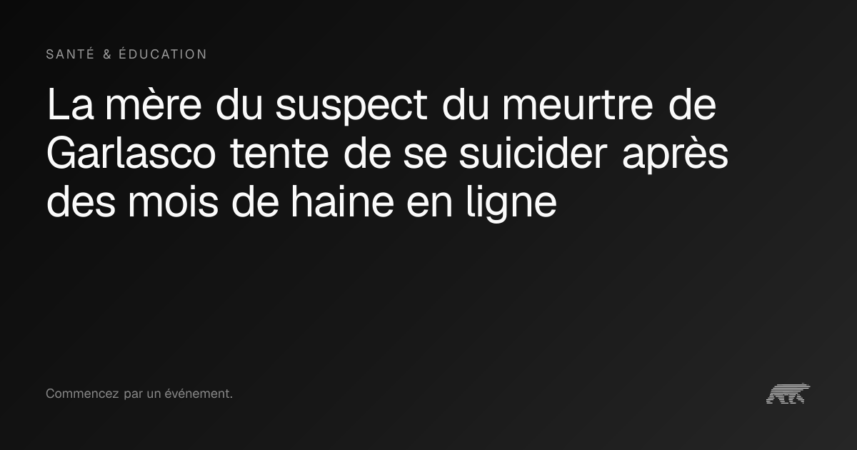 Daniela Ferrari, mère du suspect du meurtre de Garlasco, hospitalisée ...